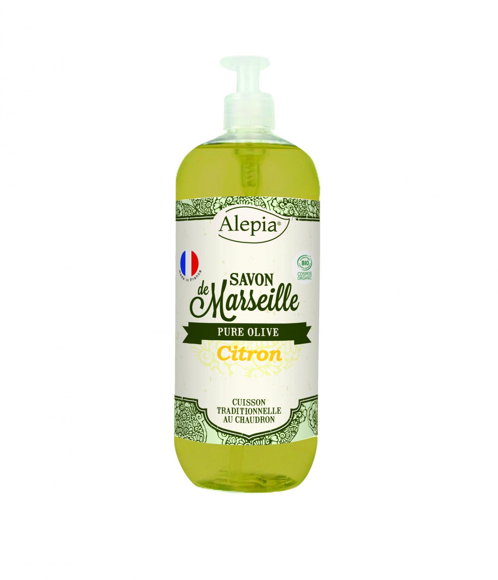 Alepia法國雅麗液態馬賽皂-檸檬1000ml|青逸股份有限公司
